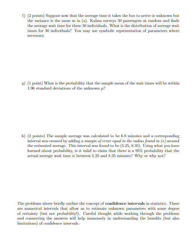 Solved Problem 7 [18 points]. Central Limit Theorem, which | Chegg.com