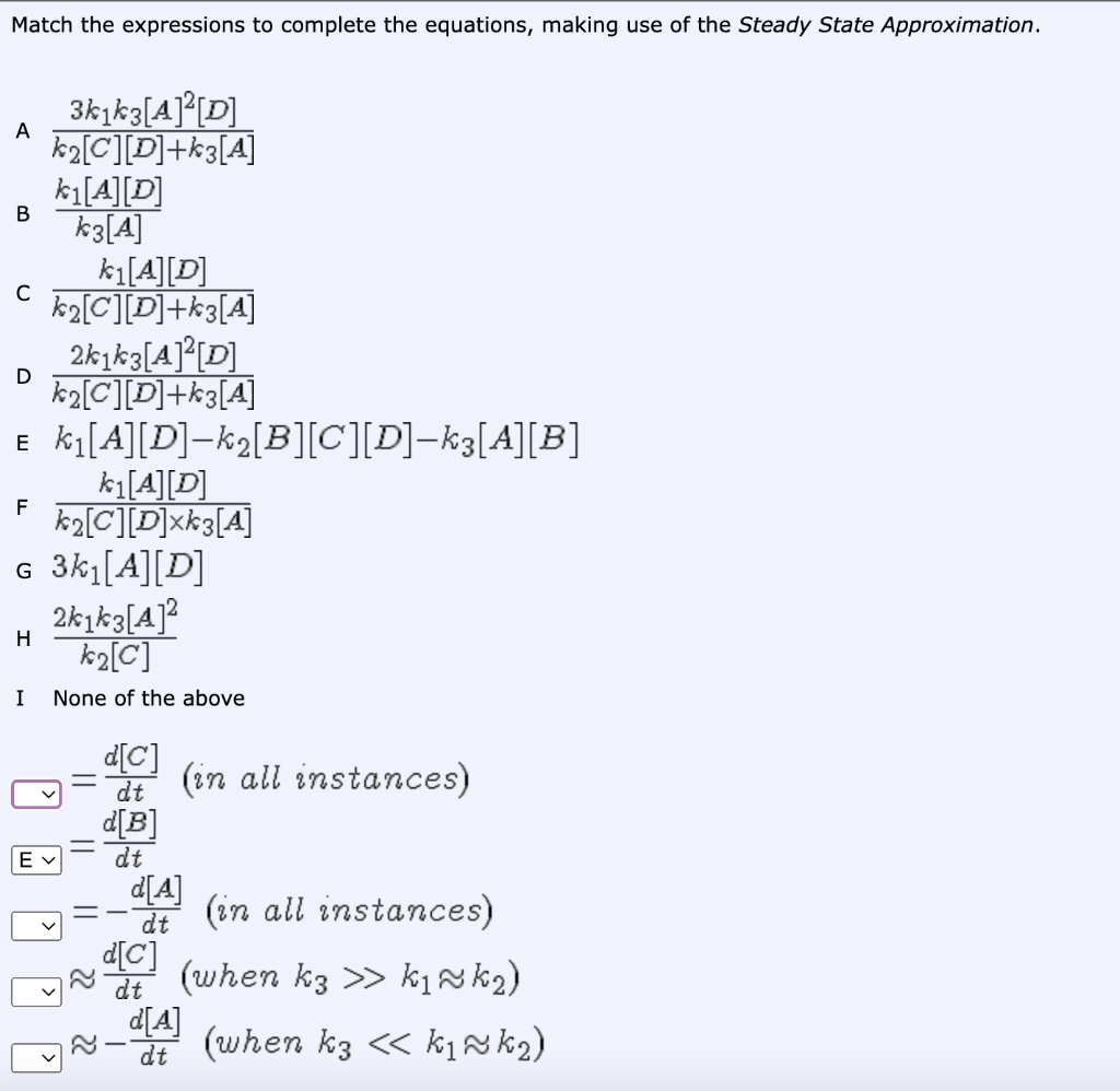 Solved Consider the following generic two-step reaction | Chegg.com