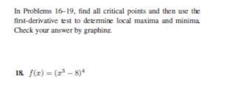 Solved In Problems 16-19, ﻿find all critical points and then | Chegg.com