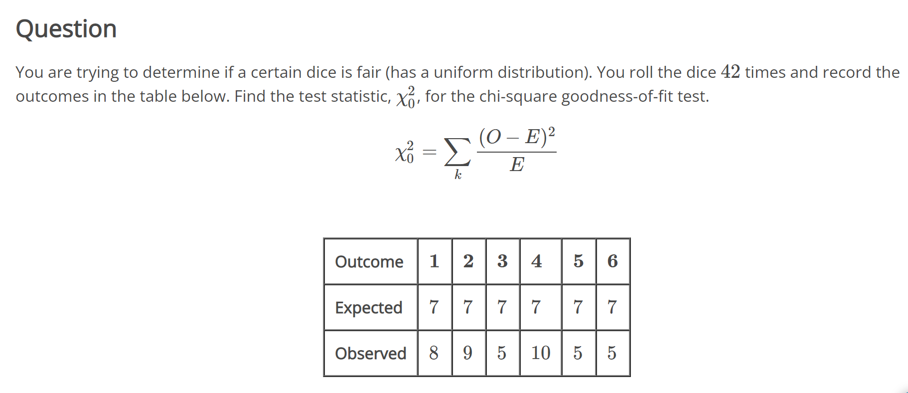 Solved Question You are trying to determine if a certain | Chegg.com