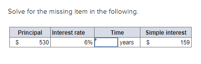 Solved Solve for the missing item in the following. Solve | Chegg.com