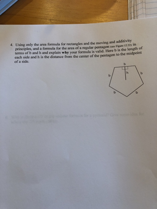 Solved Using only the area formula for rectangles and the | Chegg.com