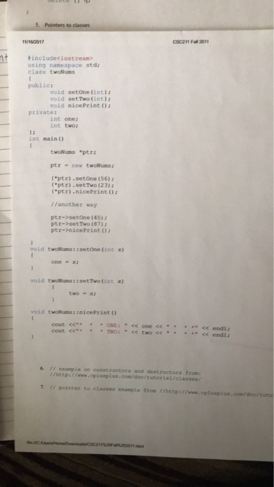 Solved CSC211 Fall 2011 1. What is printed by the following | Chegg.com