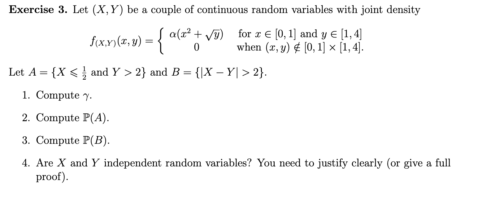 For part one it should say "Compute alpha" instead of | Chegg.com
