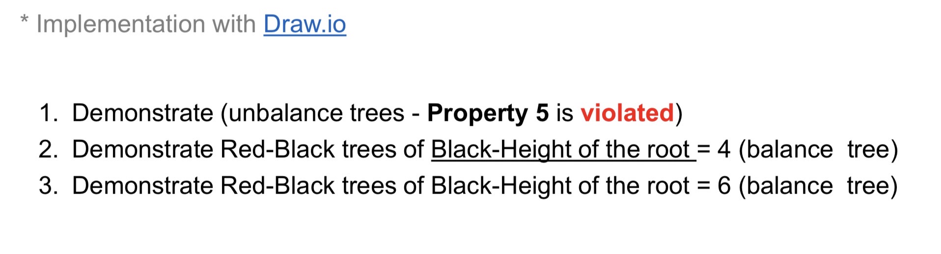 Solved * Implementation with Draw.io 1. Demonstrate | Chegg.com