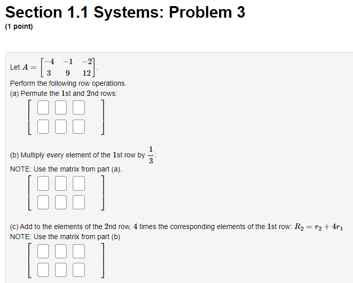 Solved Section 1.1 Systems: Problem 3 (1 point) Let \\( | Chegg.com