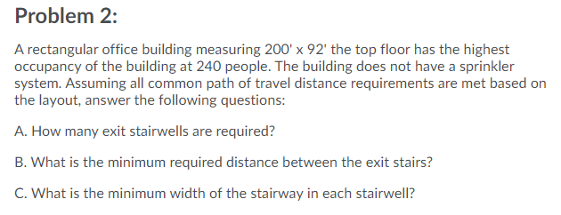 Solved Problem 2: A rectangular office building measuring | Chegg.com
