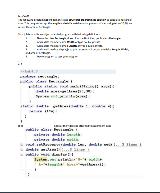 Solved Lab-04-01 The following program Lab4.0 demonstrates | Chegg.com