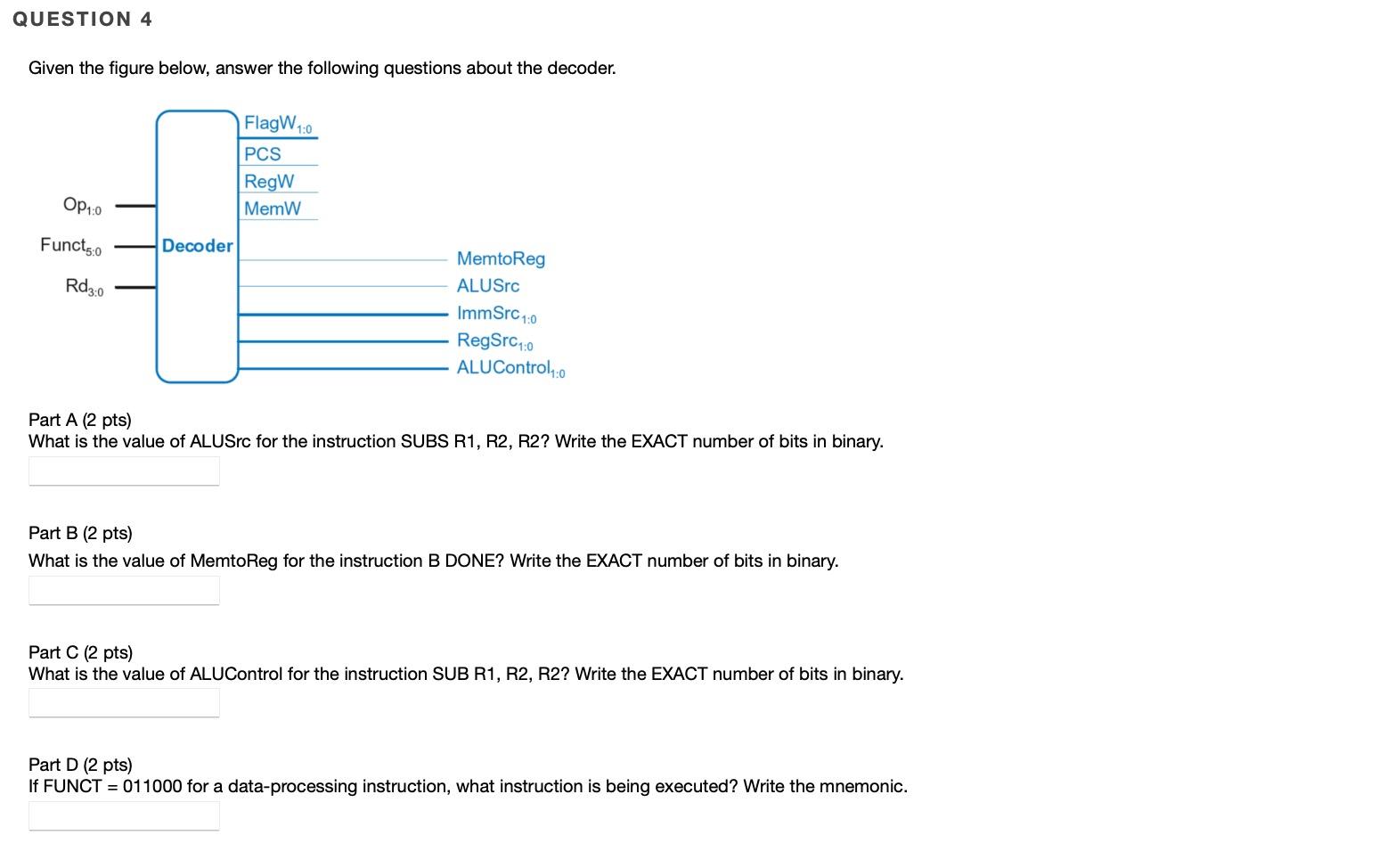 Solved QUESTION 4 Given the figure below, answer the | Chegg.com