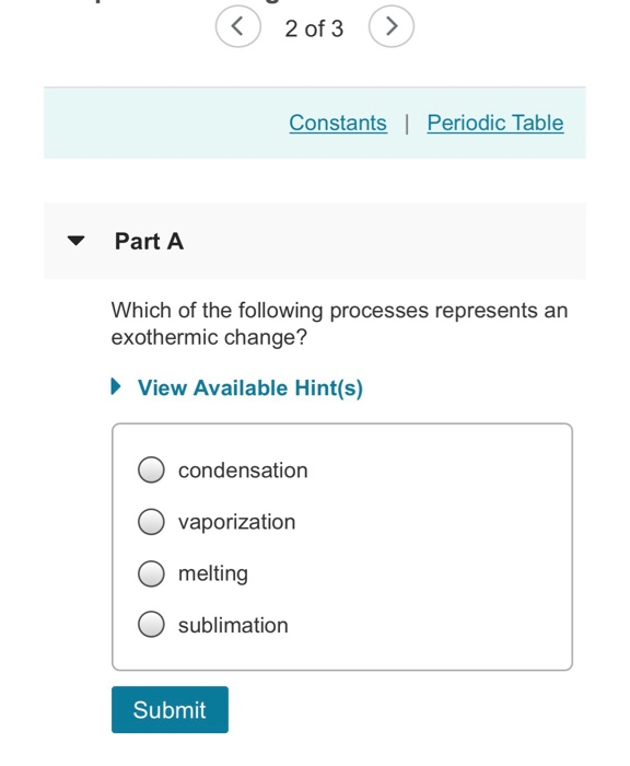 Solved 1 of 3 > Constants Periodic Table Part A A balloon at | Chegg.com