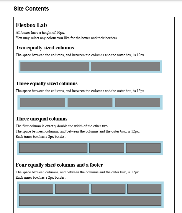 Solved Use the flexible box model to modify the layout of a | Chegg.com