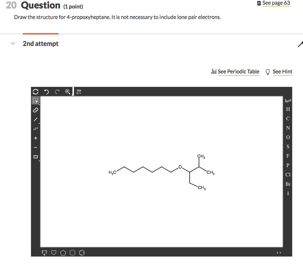 Solved 24 Question ( point) a See page 63 Which IUPAC name | Chegg.com
