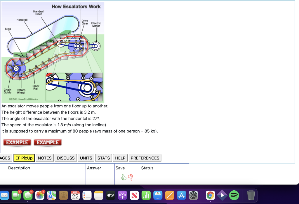 How Escalators Work Handrail Drive Handrail Drive | Chegg.com