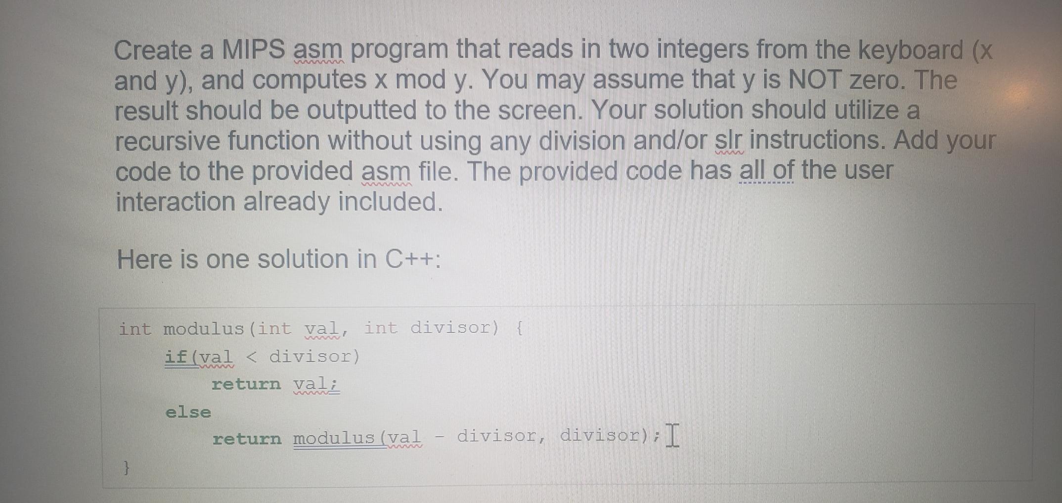 #YOUR NAME HERE .data ptop: .asciiz "Enter a | Chegg.com