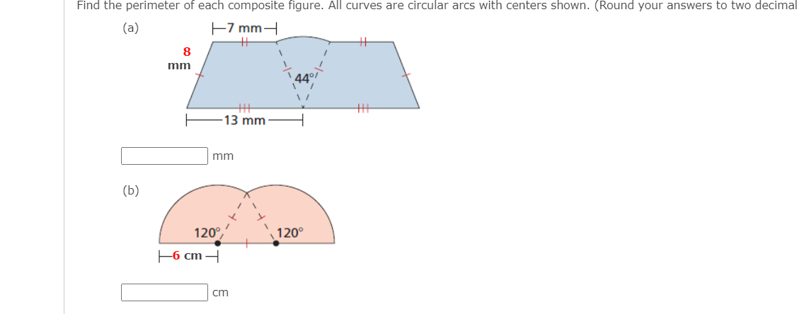 Solved In the figure shown below, two semicircles separate a | Chegg.com
