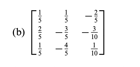 Solved Use the inversion algorithm to find the inverse of | Chegg.com