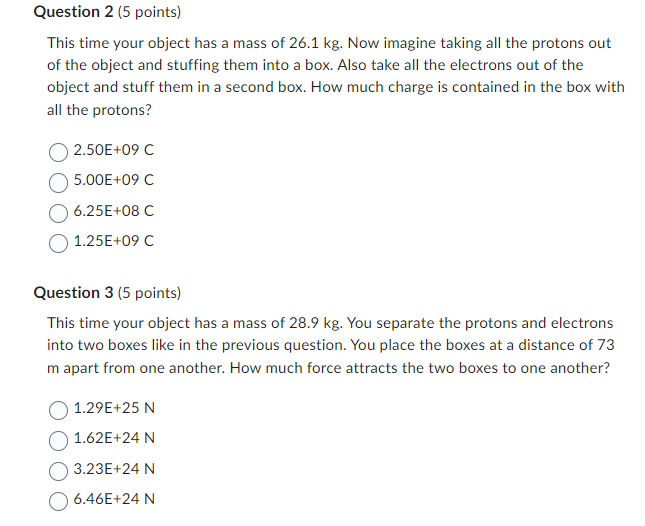 Solved Question 2 (5 ﻿points)This time your object has a | Chegg.com