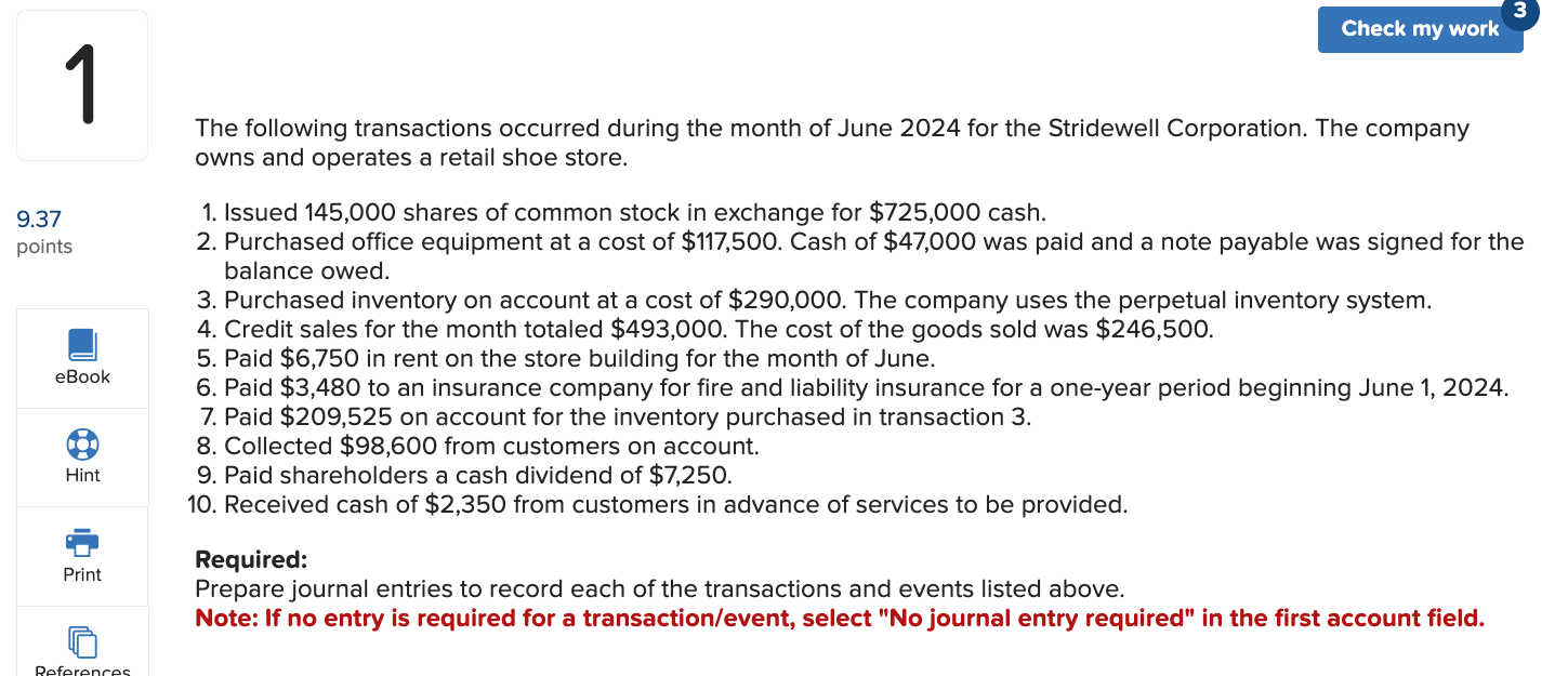 Solved Journal entry worksheet Purchased office equipment at | Chegg.com
