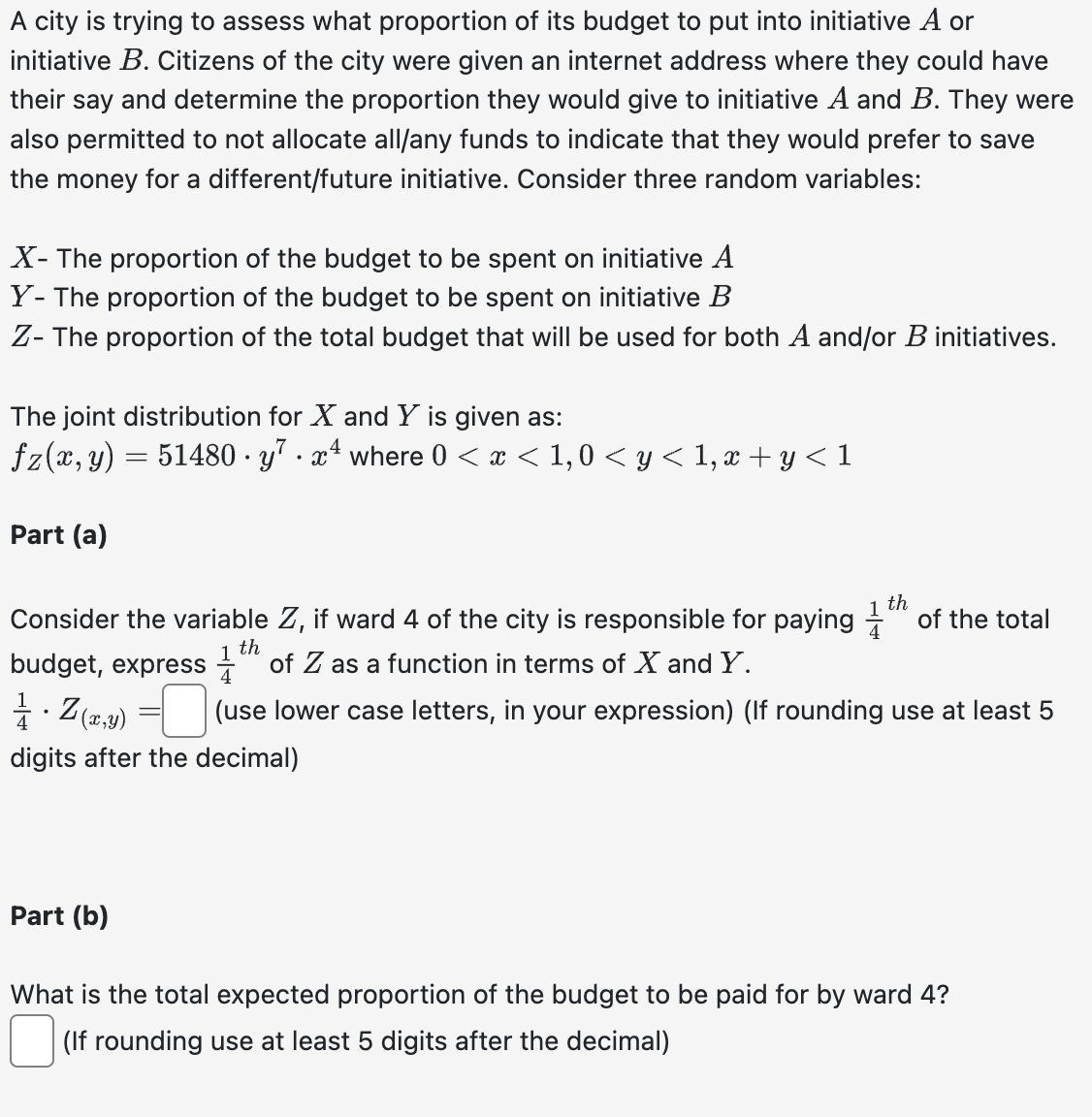Solved A city is trying to assess what proportion of its | Chegg.com