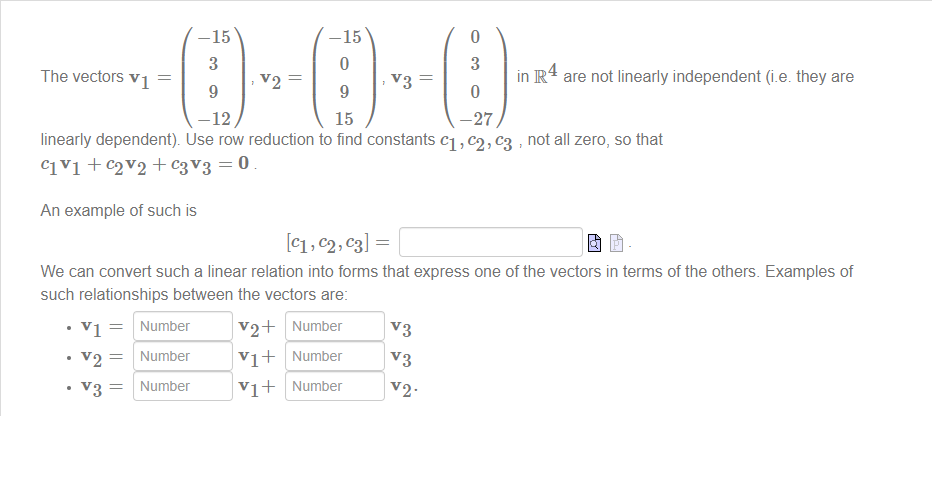 Solved The vectors | Chegg.com