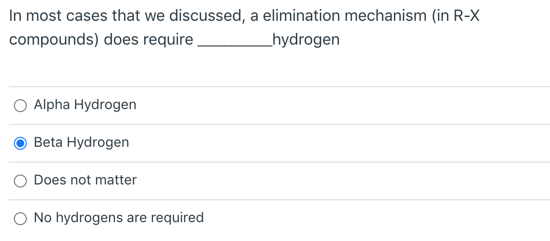 Solved In most cases that we discussed, a elimination | Chegg.com