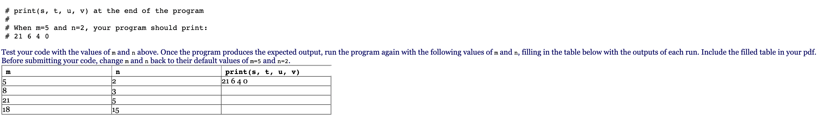 Solved 2. Write a program called computations.py that | Chegg.com