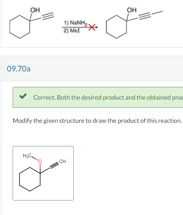 Solved 09.70a Correct. Both the desired product and the | Chegg.com
