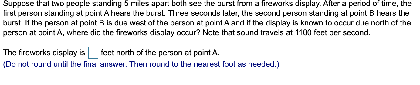 Solved Suppose that two people standing 5 miles apart both | Chegg.com
