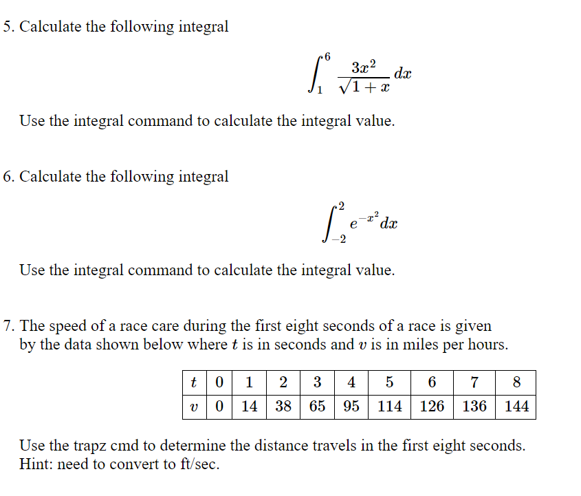 Solved 5. Calculate the following integral ∫161+x3x2dx Use | Chegg.com