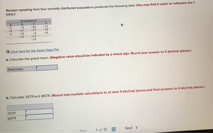 Solved Random sampling from four normally distributed | Chegg.com