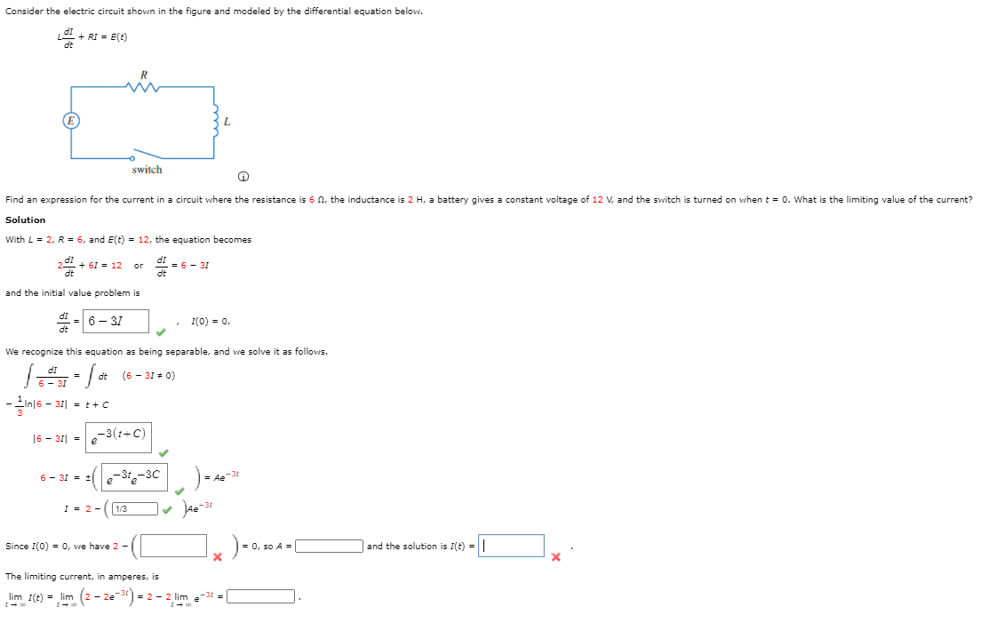 Solved Consider the electric circuit shown in the figure and | Chegg.com