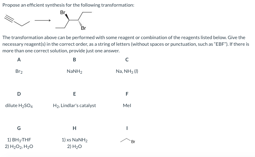 Solved Propose an efficient synthesis for the following | Chegg.com