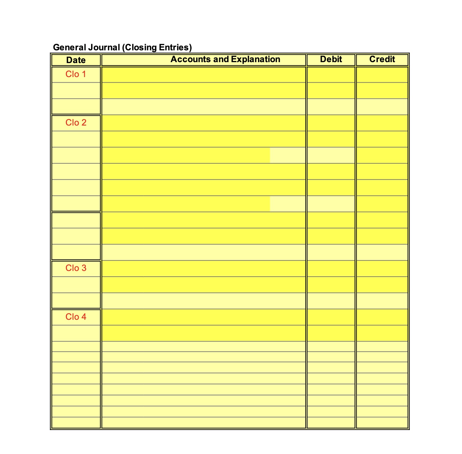 General Journal (Closing Entries)General Ledger (this | Chegg.com