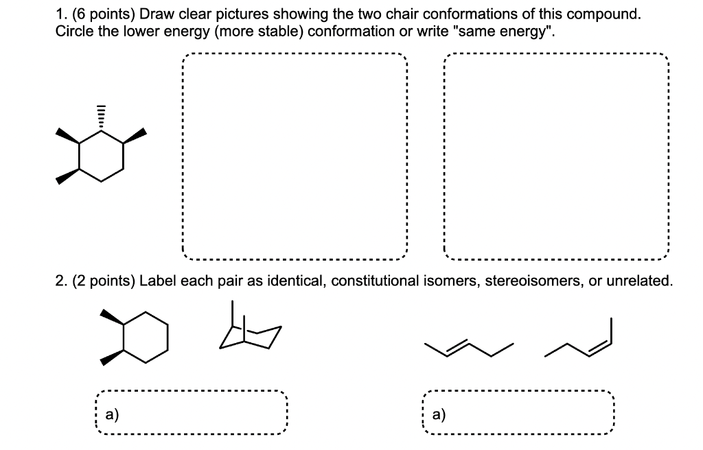 Solved 1. (6 points) Draw clear pictures showing the two | Chegg.com
