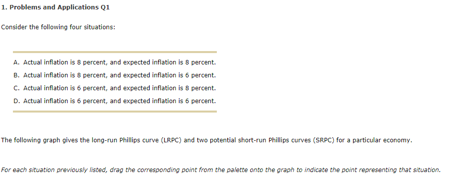 Solved 1. Problems and Applications Q1 Consider the | Chegg.com