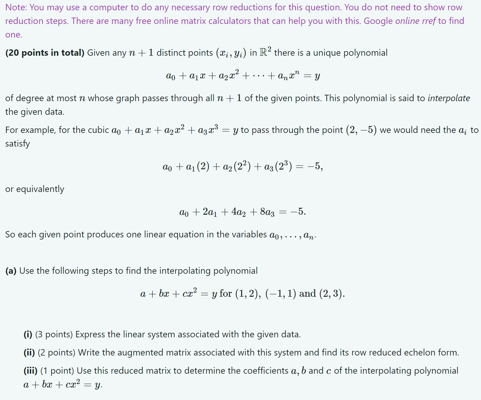Solved Please answer all parts to part A | Chegg.com