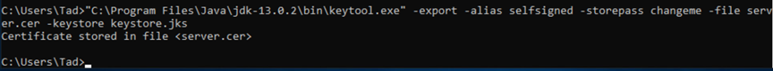 Solved Certificate Generation Use The Java Keytool To