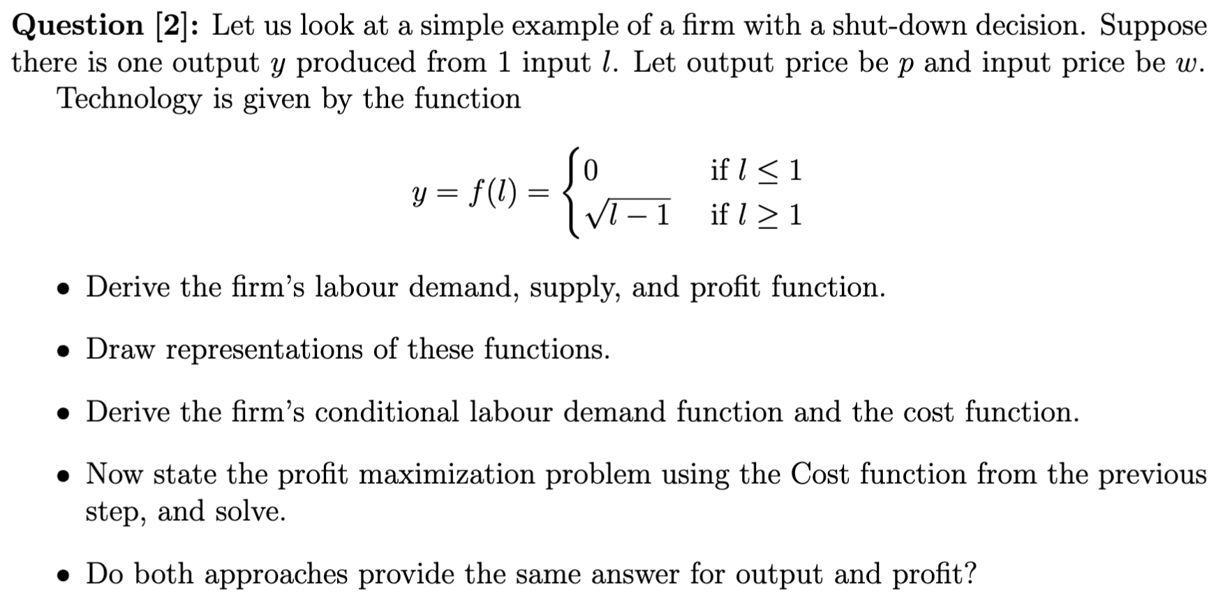 Solved Please Answer all Parts of the Question #2 In | Chegg.com