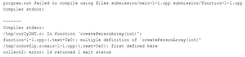 Solved 1-1 Suppose you have a struct called Person that | Chegg.com