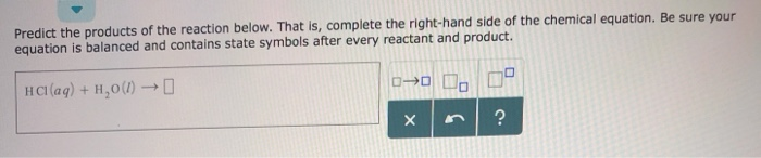Solved Predict the products of the reaction below. That is, | Chegg.com