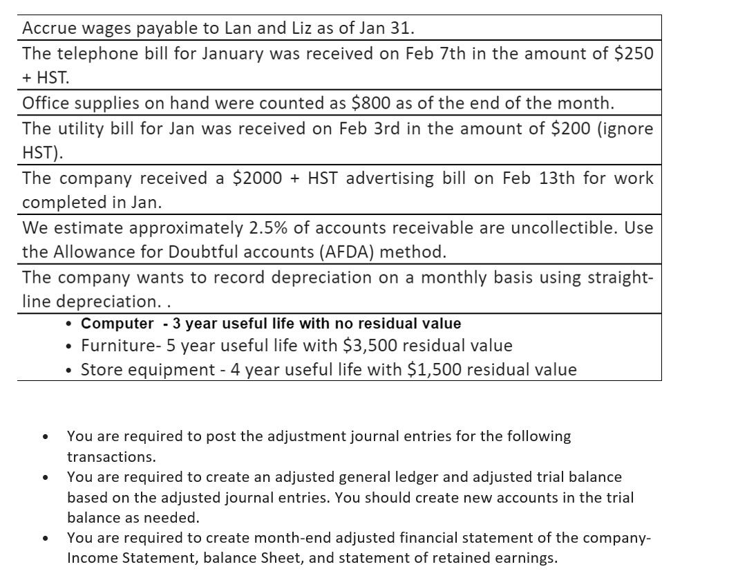 Solved - You are required to post the adjustment journal | Chegg.com