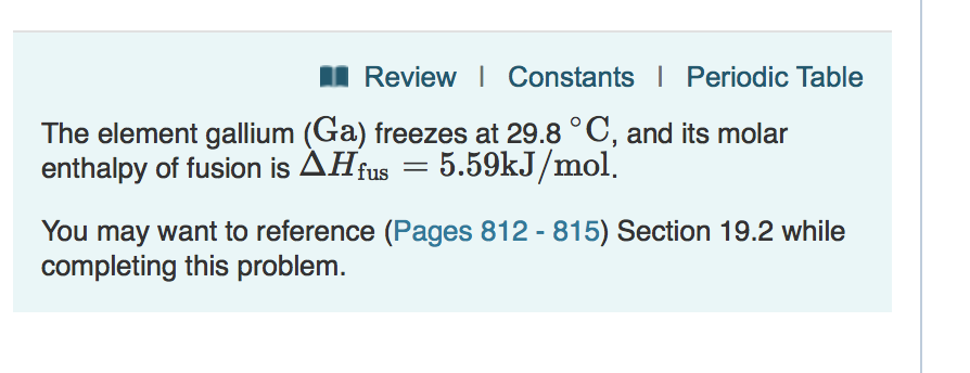 Solved Review| Constants| Periodic Table The element gallium | Chegg.com Solved Review| Constants| Periodic Table The element gallium | Chegg.com