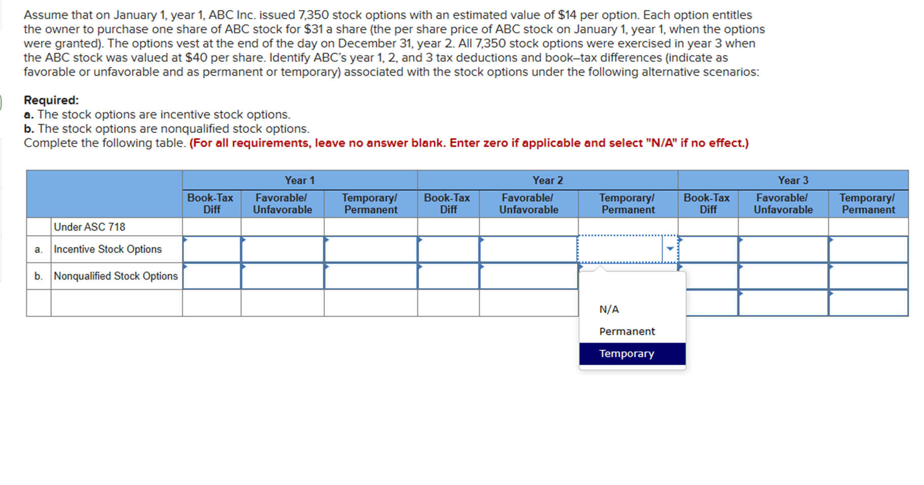 Solved Assume that on January 1, year 1, ABC Inc. issued | Chegg.com