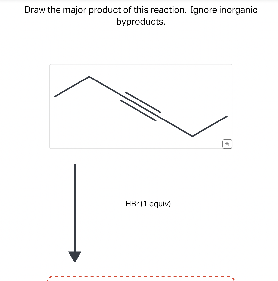 Solved Draw the major product of this reaction. Ignore | Chegg.com