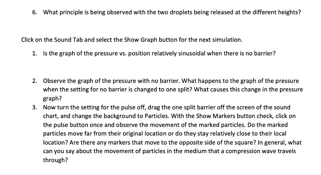 Solved Wave Interference Lab Handout Click on the "Wave | Chegg.com