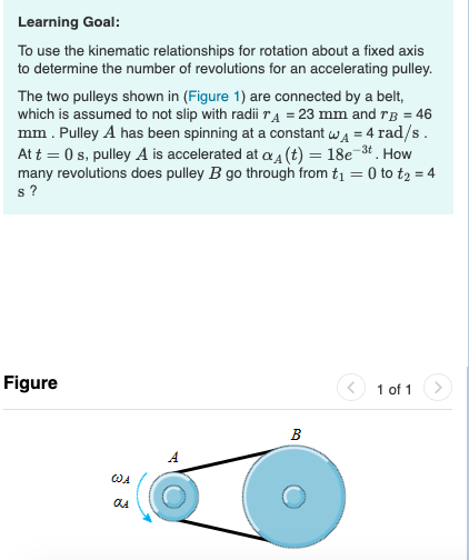 Solved Learning Goal: To use the kinematic relationships for | Chegg.com