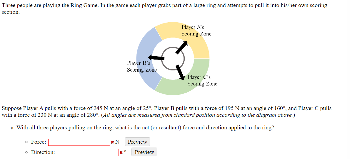 Solved Three people are playing the Ring Game. In the game | Chegg.com