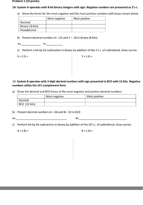 Solved Problem 1 10 Points 1a System A Operates With 