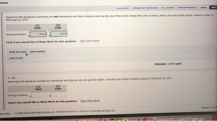 Solved ent BACK Exercise 8-14 (Part Level Submission) The | Chegg.com