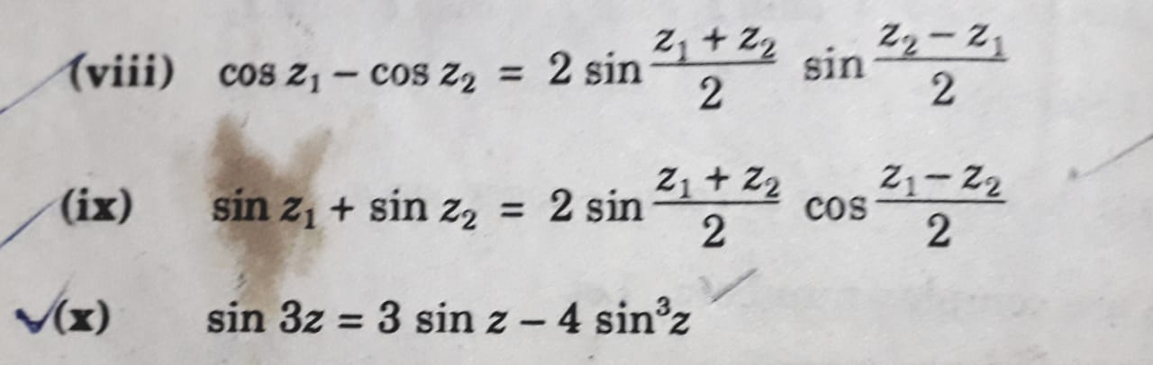 Solved 2 + 2q 22 - 2 (viii) cos 2, - cos 24 = 2 sin sin 2 2 | Chegg.com